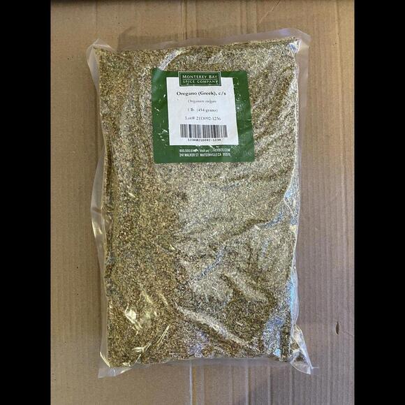 Other | Oregano Greek Cut Sifted 1lb 454 Grams Monterey Bay Spice ...